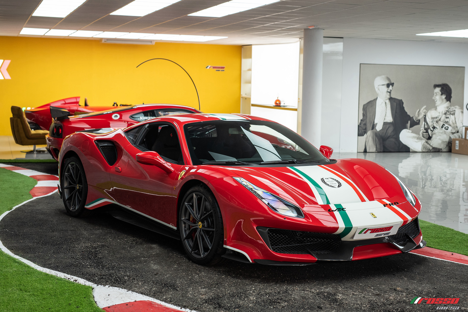FERRARI 488 PISTA PILOTI - Rosso Corsa